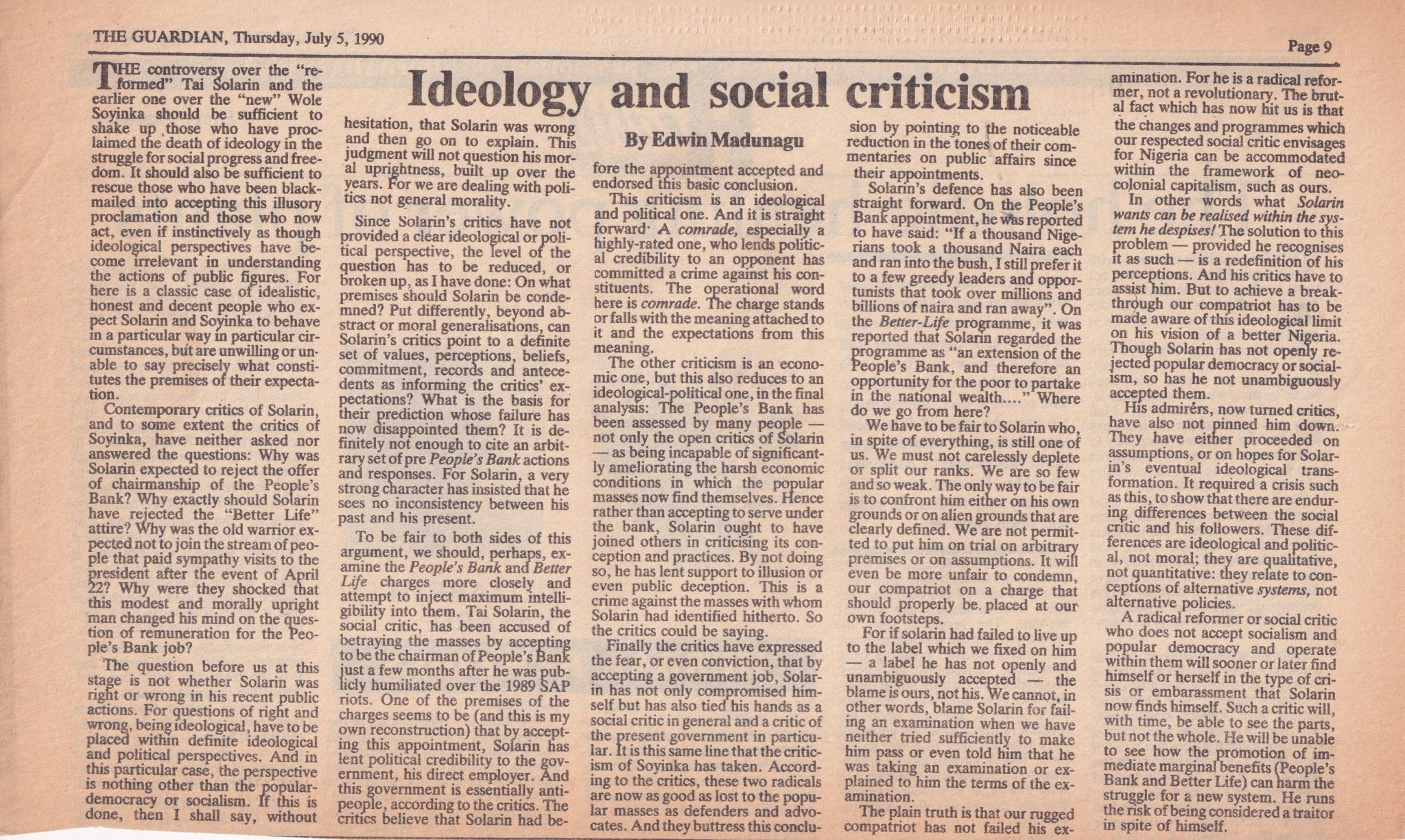 Ideology and social criticism – Socialist Library and Archives