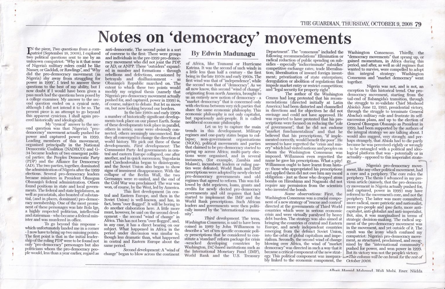 Notes on ‘democracy’ movements – Socialist Library and Archives