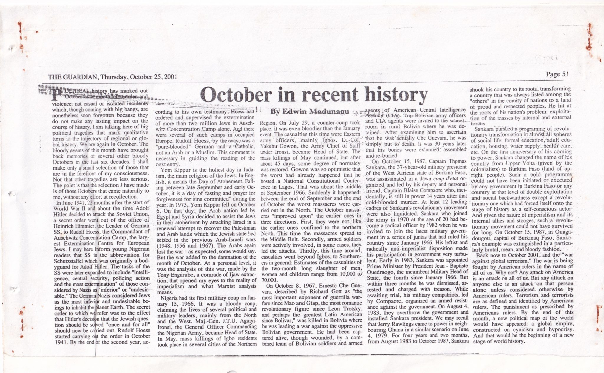 October in recent history – Socialist Library and Archives